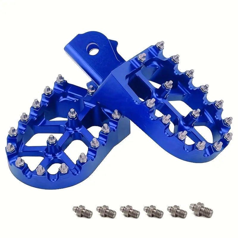 SURRON Light Bee X Electric Bike CNC Foot Pedals Blue – All Mountain Co.