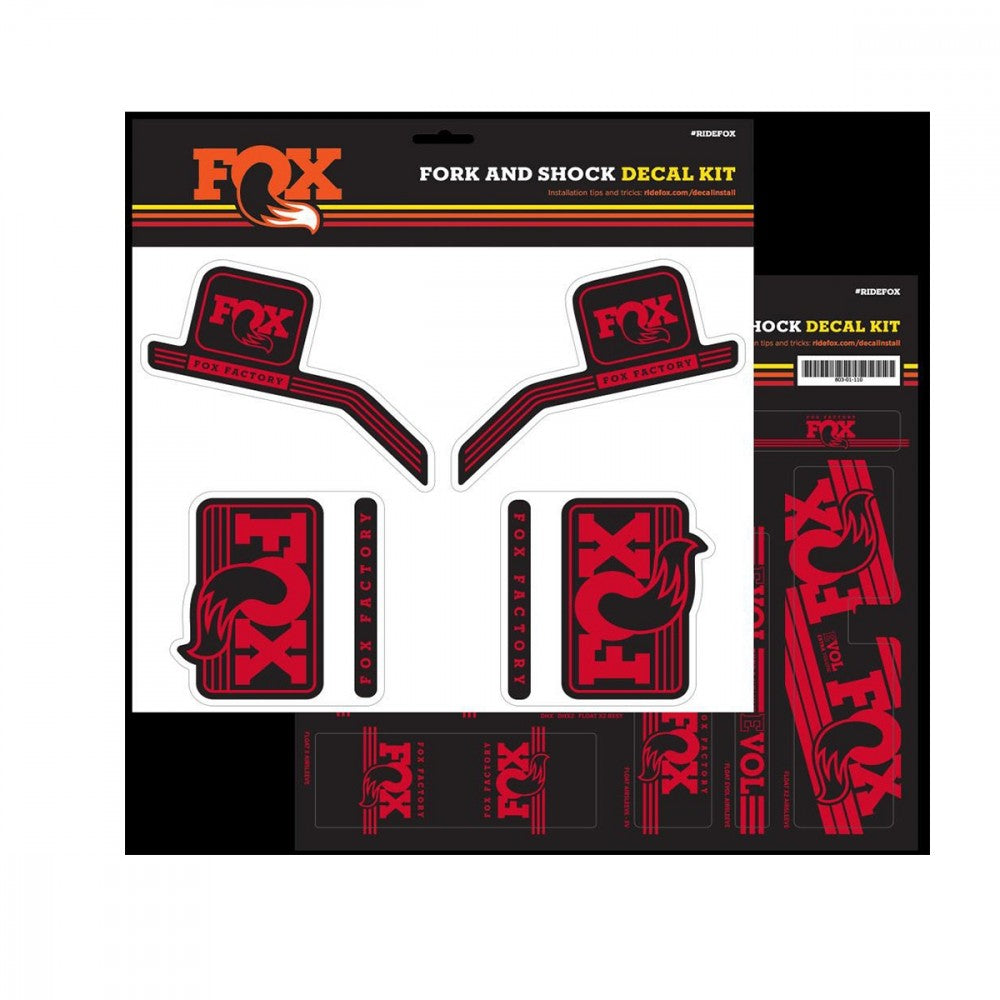 FOX Decal Kit Am Heritage Red – All Mountain Co.